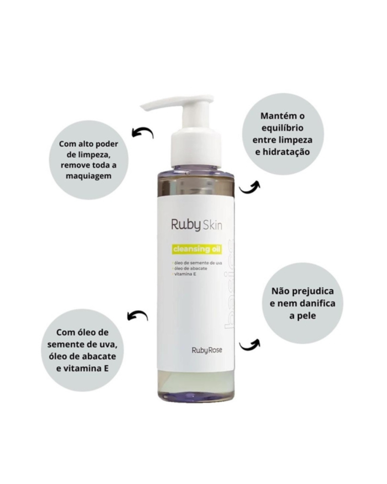 Cleansing Oil Ruby Skin Ruby Rose - Loja DB Makeup